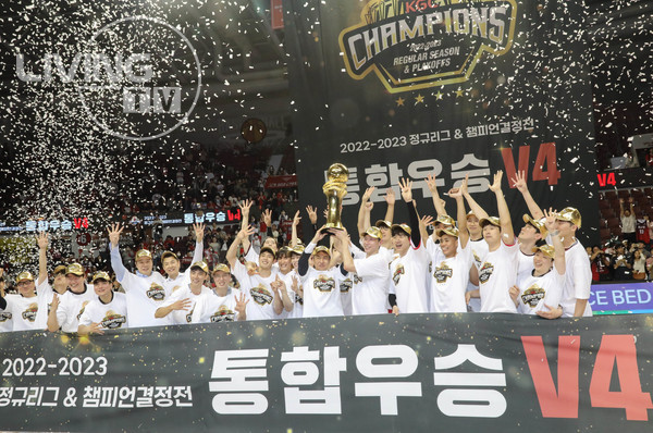 안양 KGC, KBL 2022∼2023시즌 통합우승 달성... 역대 V4