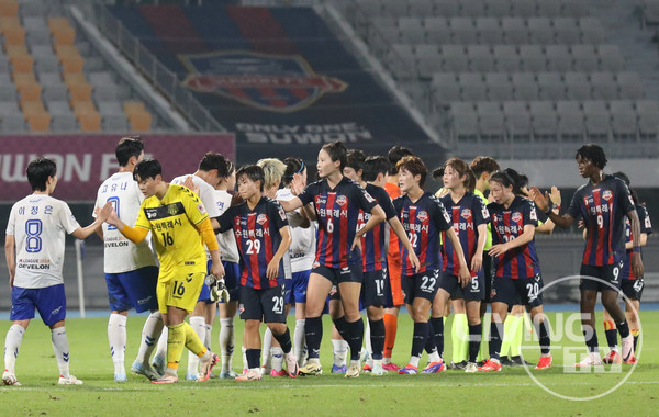 화천 KSPO, 수원FC 위민에 후반 내리 3골 내주며 3-3 무승부